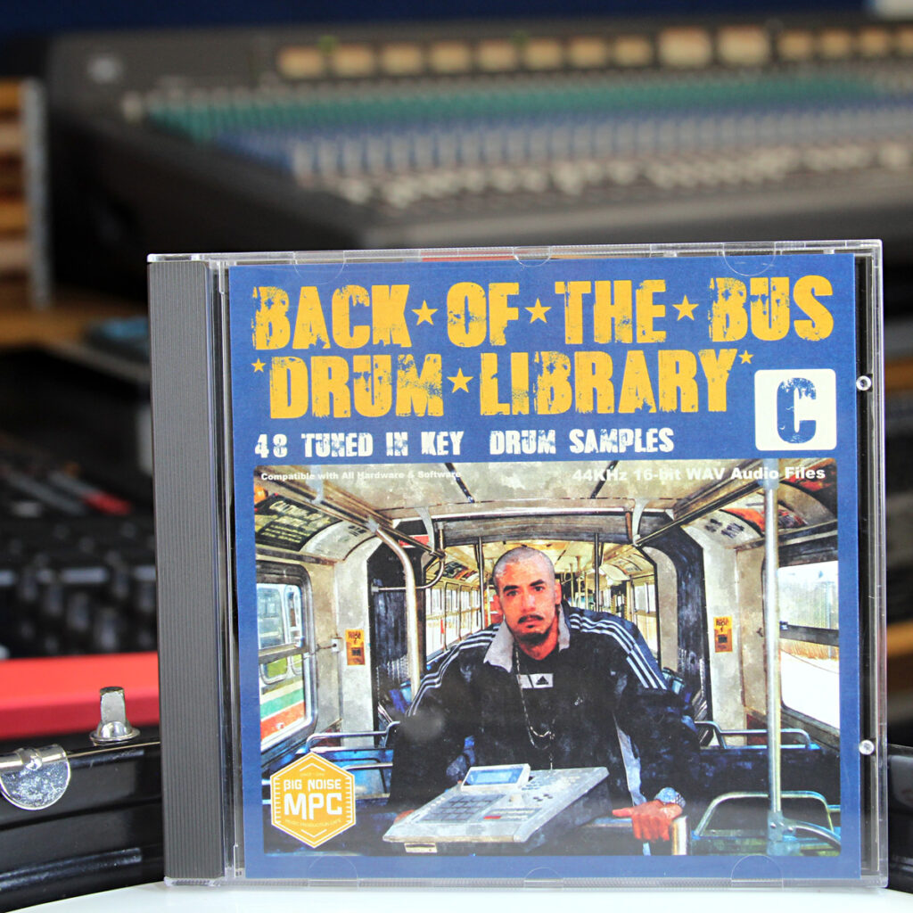 "Back of The Bus Drum Library" Tuned in Key "E" Drum Samples